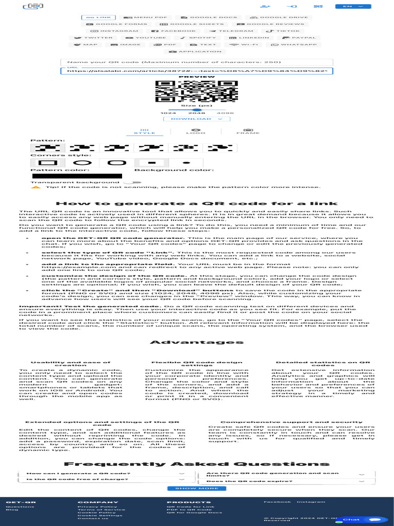 QR Code Generator For Link Convert URLs For Websites, Landing Pages ...