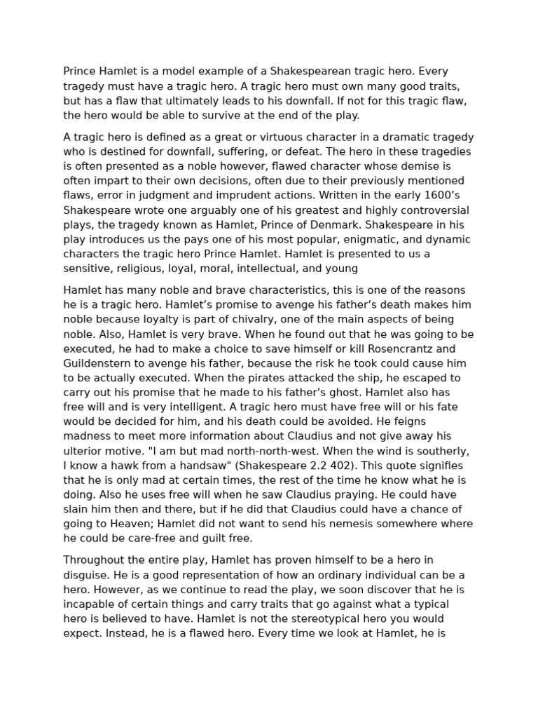 Hamlet | PDF | Hamlet | Hero