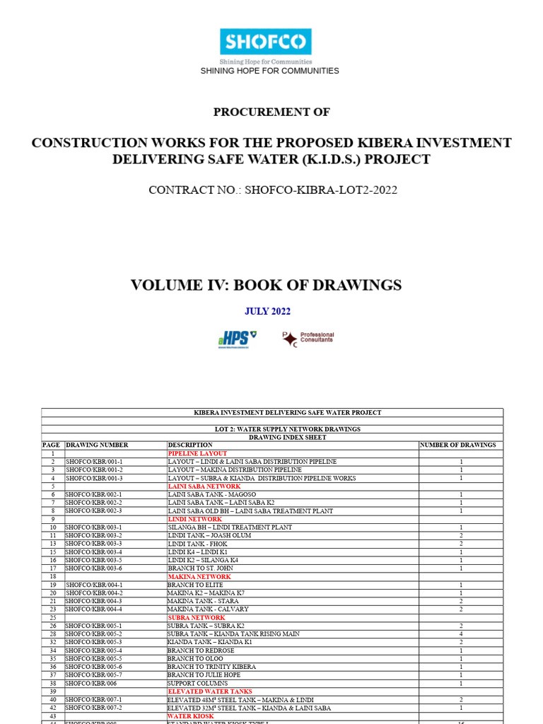 Lot 2 Vol IV Book of Drawings - Rev | PDF | Fresh Water | Environmental ...