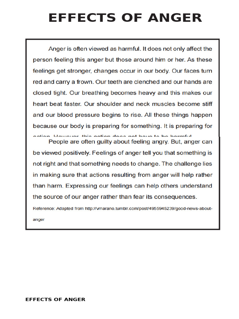 EFFECTS-OF-ANGER | PDF