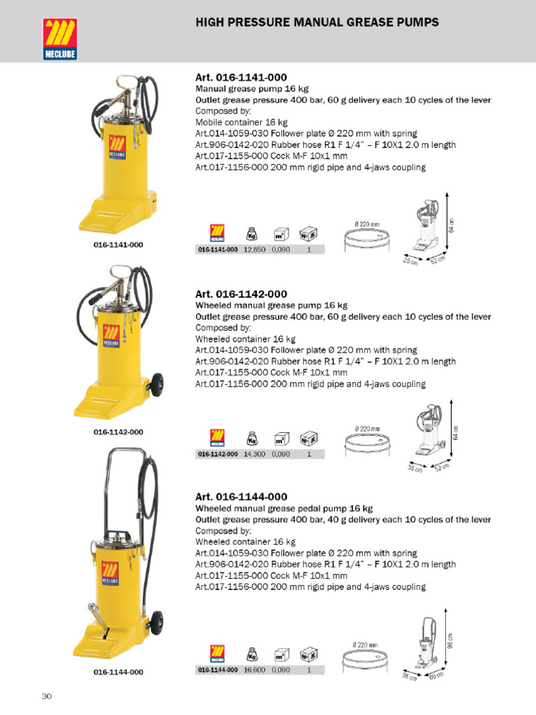MECLUBE - Pompe-A-Graisse-Manuelle | PDF