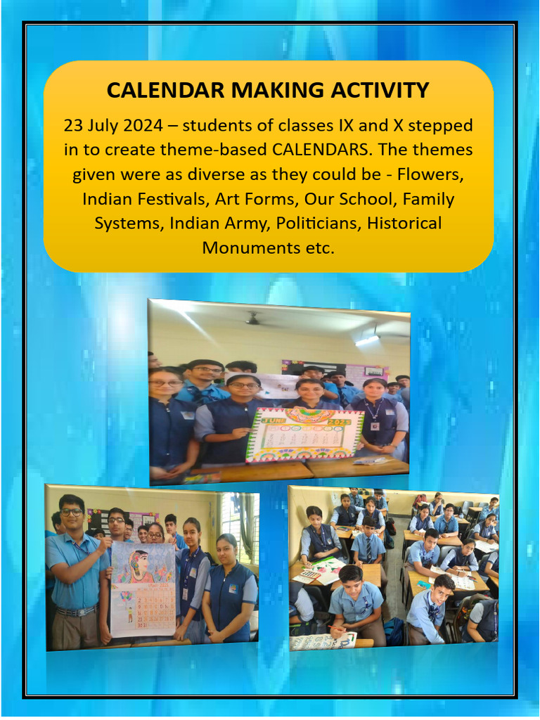 Calendar Making Activity | PDF