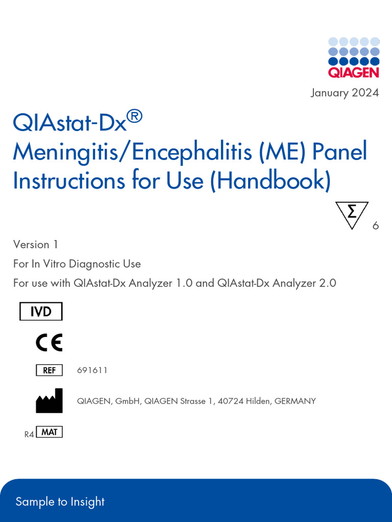 HB-3002-005 R4 HB QIAstat-Dx-ME-Panel CE 0124 ROW | PDF | Meningitis ...