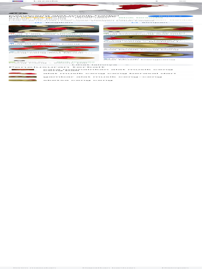 Gambar dan Sketsa Alat Musik Ceng Ceng | PDF