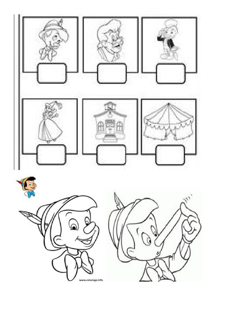 Actividades Pinocho | PDF