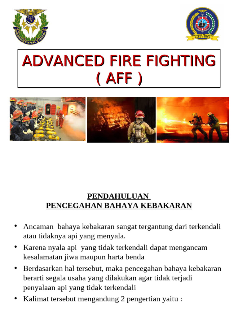 Panduan Pemadam Kebakaran Lanjut | PDF