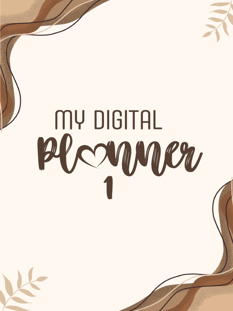 Cute Beige Planner | PDF