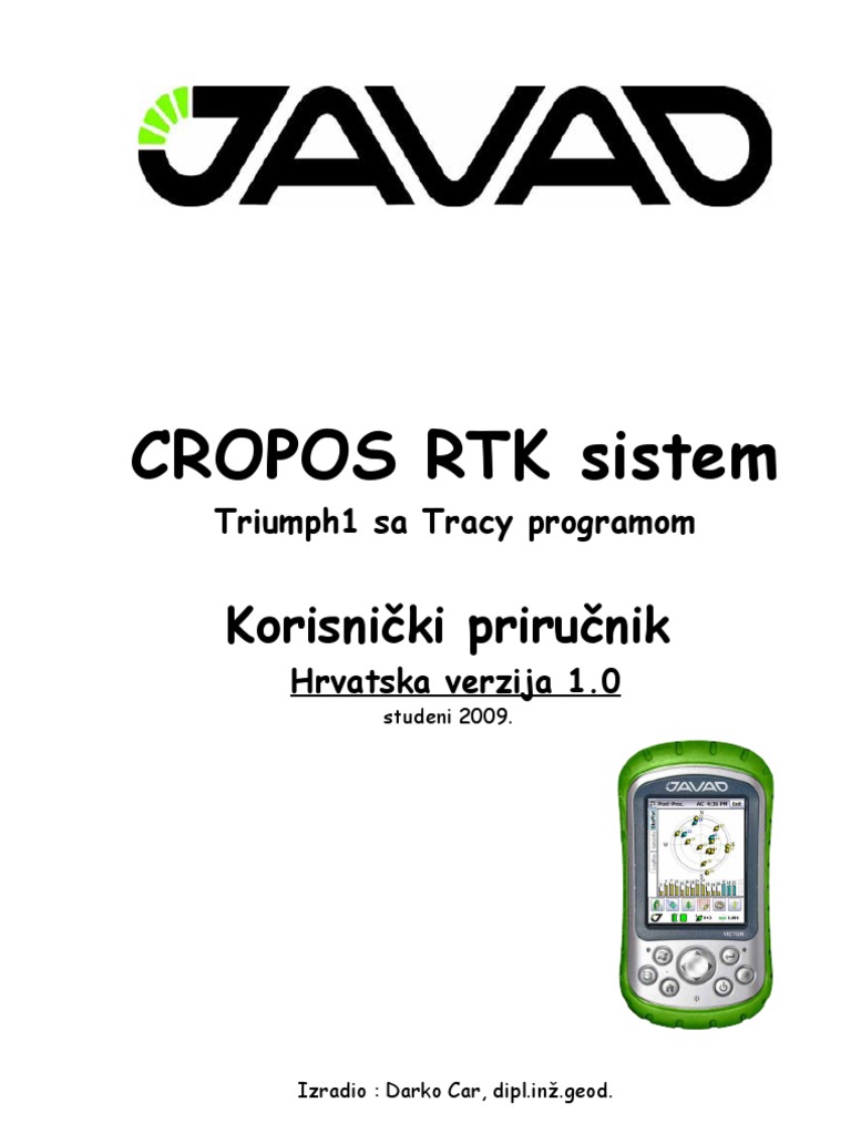 Cropos JAVAD RTK | PDF
