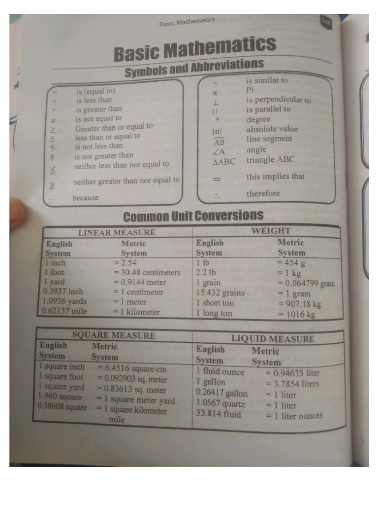 Basic Maths Preparation Book For Iba Math 2024 | PDF