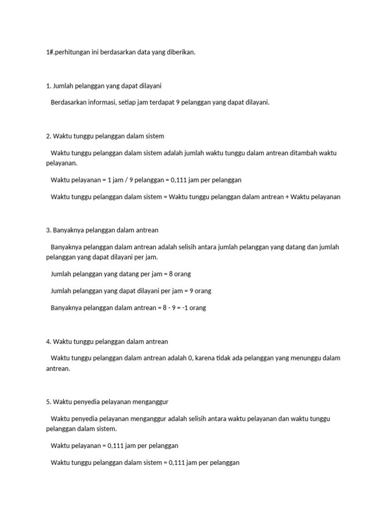 TUGAS 3 Manajemen Operasi Jasa EKMA4369 | PDF