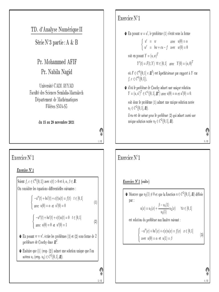 Correction TD 3 | PDF