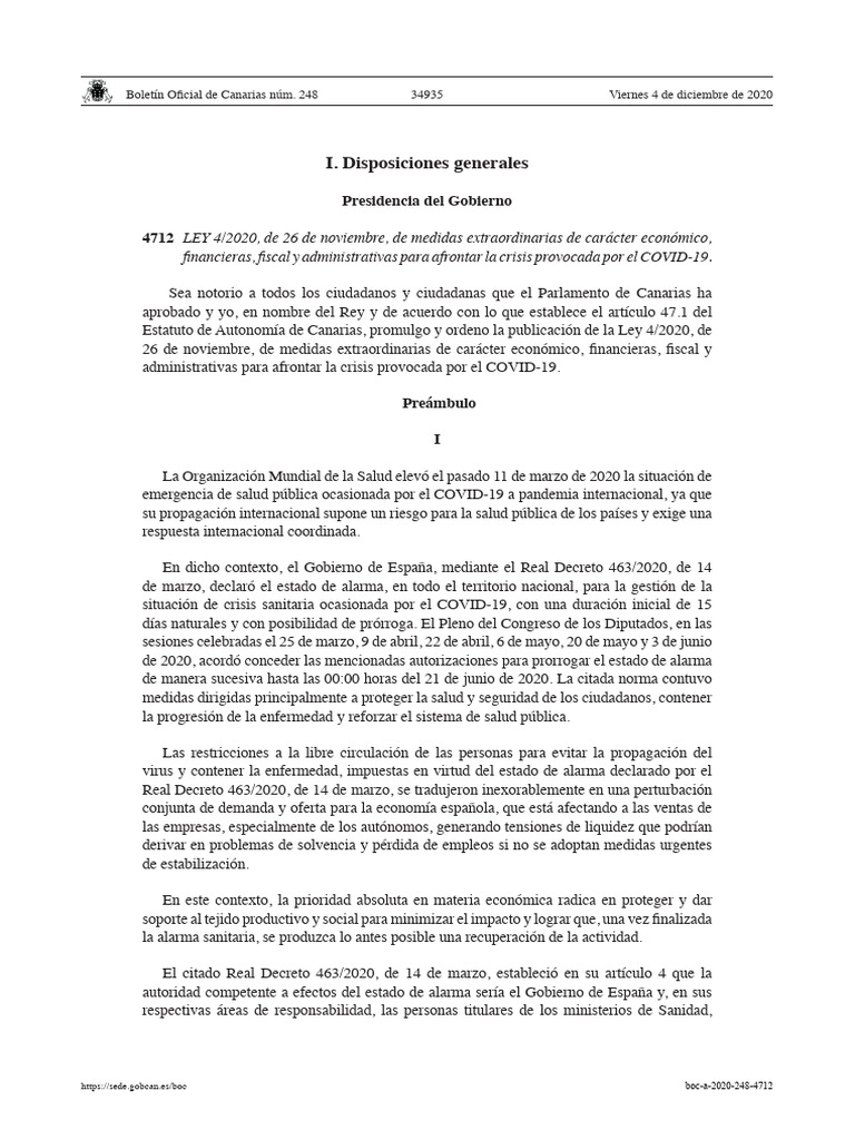 I. Disposiciones Generales | PDF | Otorgar dinero) | Deuda