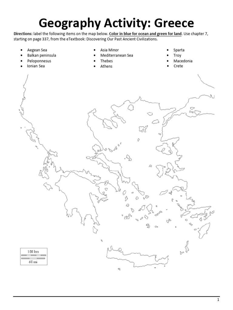 Geography of Ancient Greece Maps | PDF | Greece | Greeks