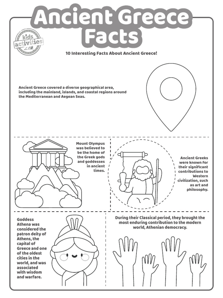 Ancient Greece Facts Coloring Pages | PDF | Ancient Greece | Greece