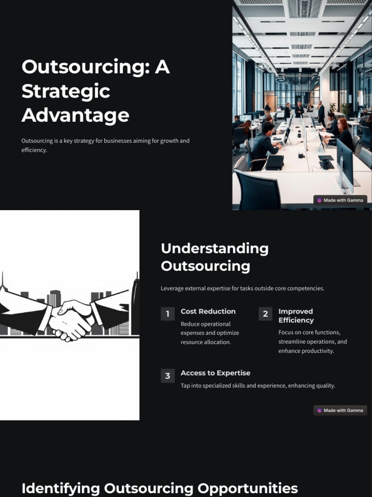 Outsourcing A Strategic Advantage | PDF | Outsourcing | Computer Security