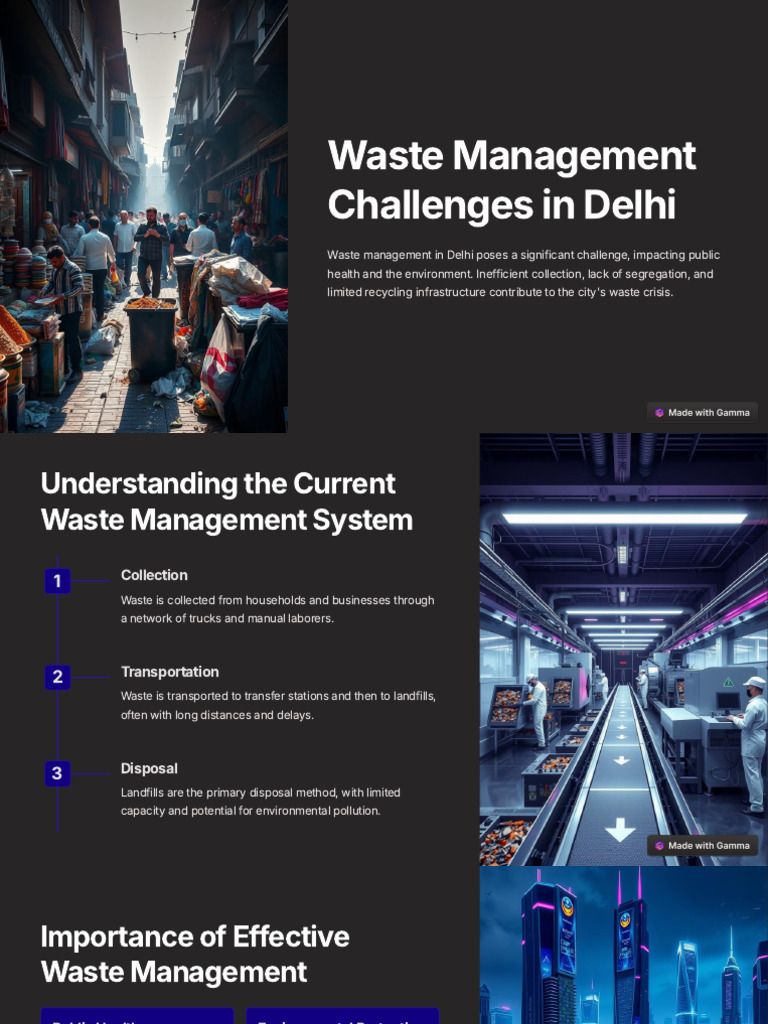 Waste Management Challenges in Delhi | PDF | Waste Management | Waste