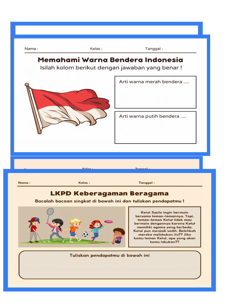 LKPD Pancasila Lambang, Penerapan | PDF