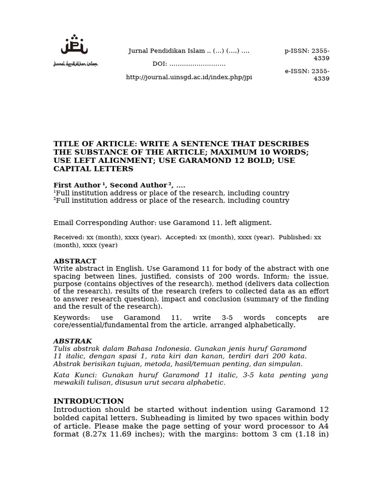JPI Template | PDF | Data