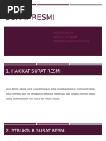 Struktur Penulisan Surat Resmi | PDF