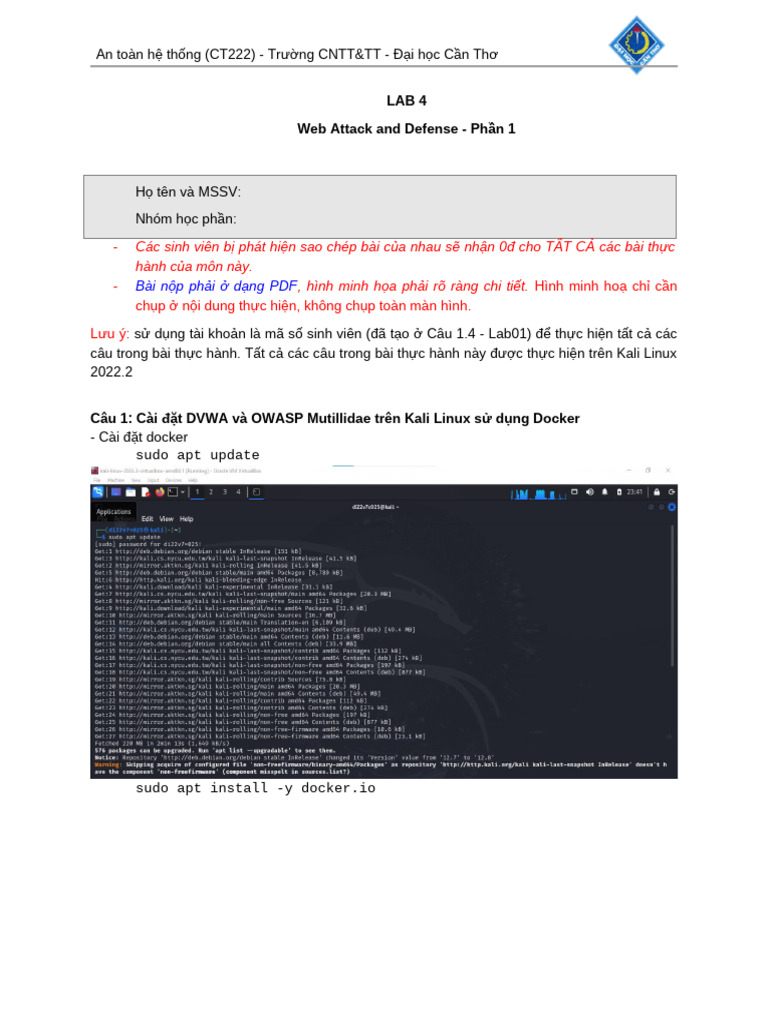 ATHT Lab4 2023-2024 TuXa | PDF