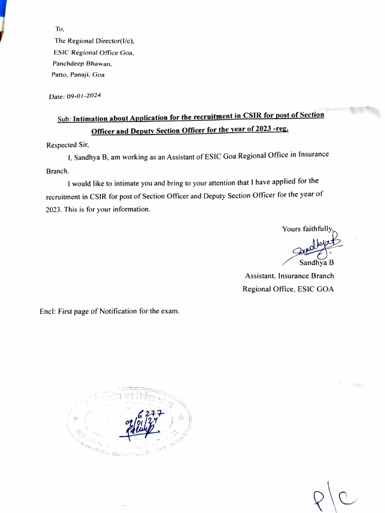 Recruitment Application Notice | PDF