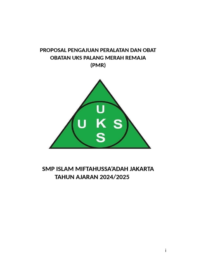 Proposal Alat Uks Miftah 2024 | PDF
