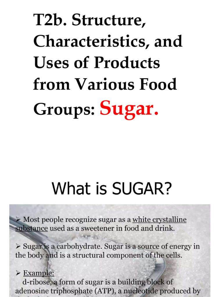 sugar | PDF | Sugar | Diet & Nutrition