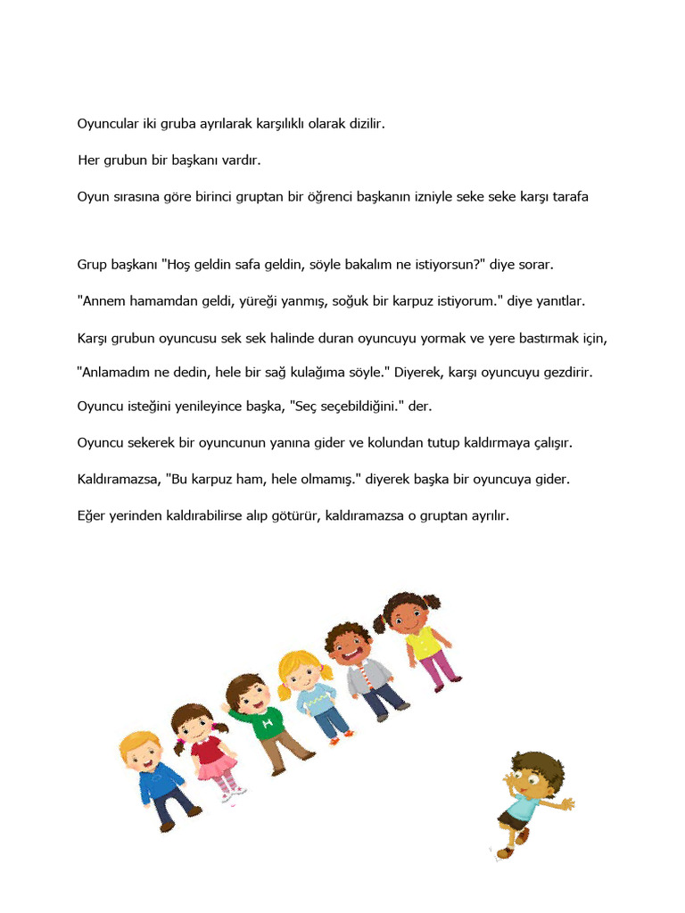 5.seke Seke Ben Geldim Oyunu | PDF