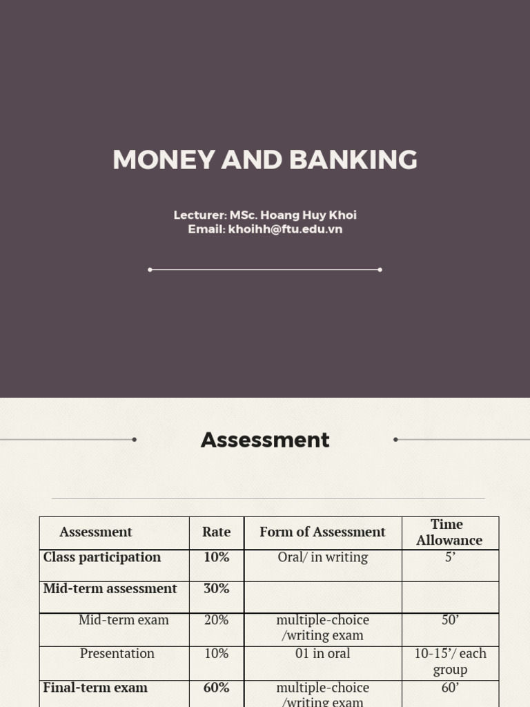 Introduction To Money and Banking | PDF | Money | Fiscal Policy
