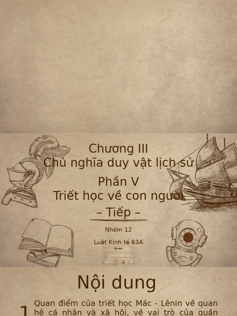 CN Duy Vat Lich Su Triet Hoc Ve Con Nguoi Quan He CA Nhan Xa Hoi Va Van de Con Nguoi Trong Su ...