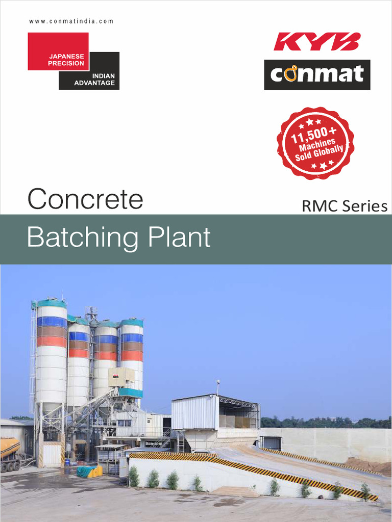 KYB-Conmat Batching Plant Overview | PDF | Engineering