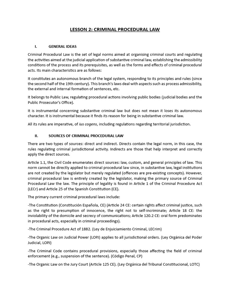 Lesson 2 | PDF | Prosecutor | Criminal Procedure In South Africa