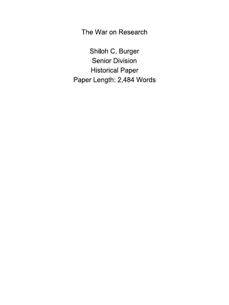 Nazi Experiments 1. | PDF