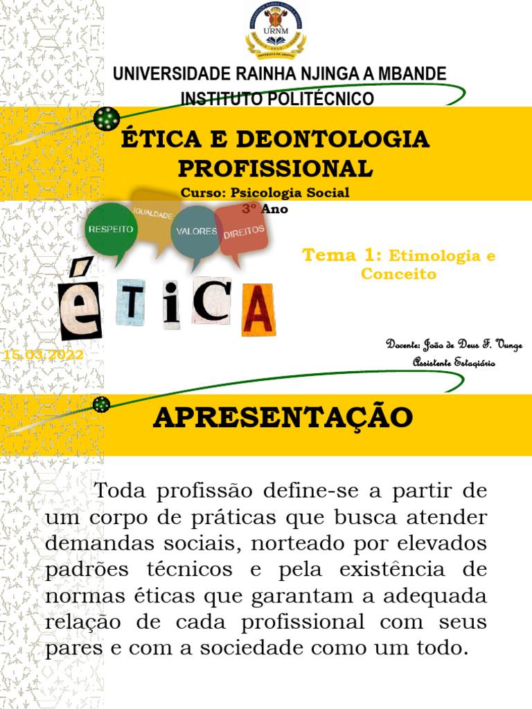 Slides - Aula 1 - Conceitos | PDF | Moralidade | Sociologia