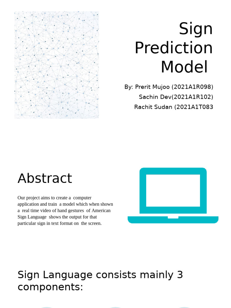 Sign Prediction Model | PDF