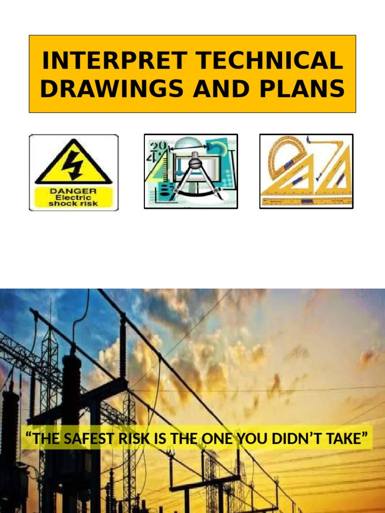 Interpret Technical Drawings and Plans | PDF | Electrical Wiring ...