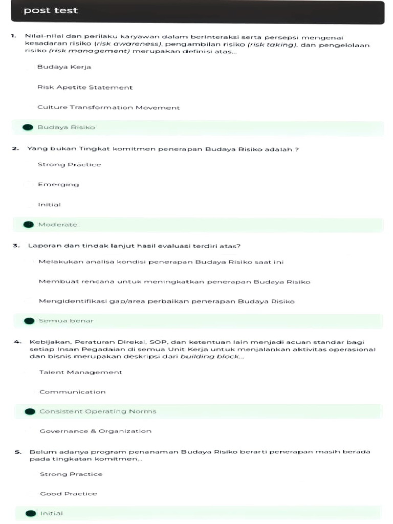 Elearn Implementasi Budaya Risiko | PDF | Bisnis