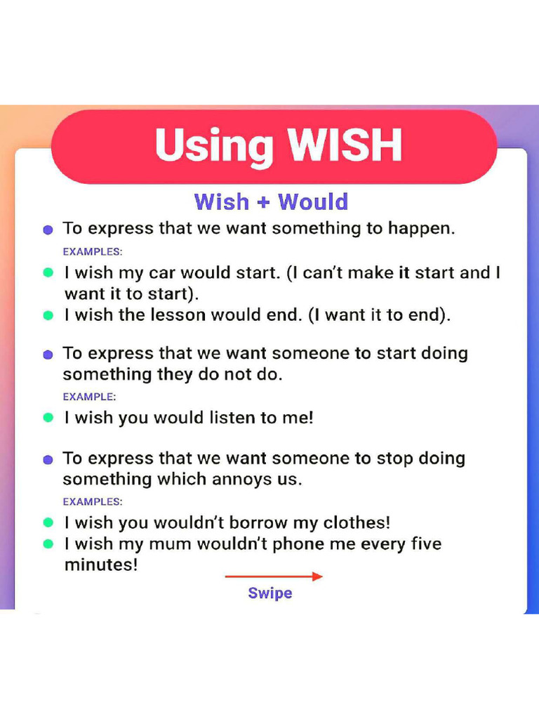 I Wish Rules | PDF