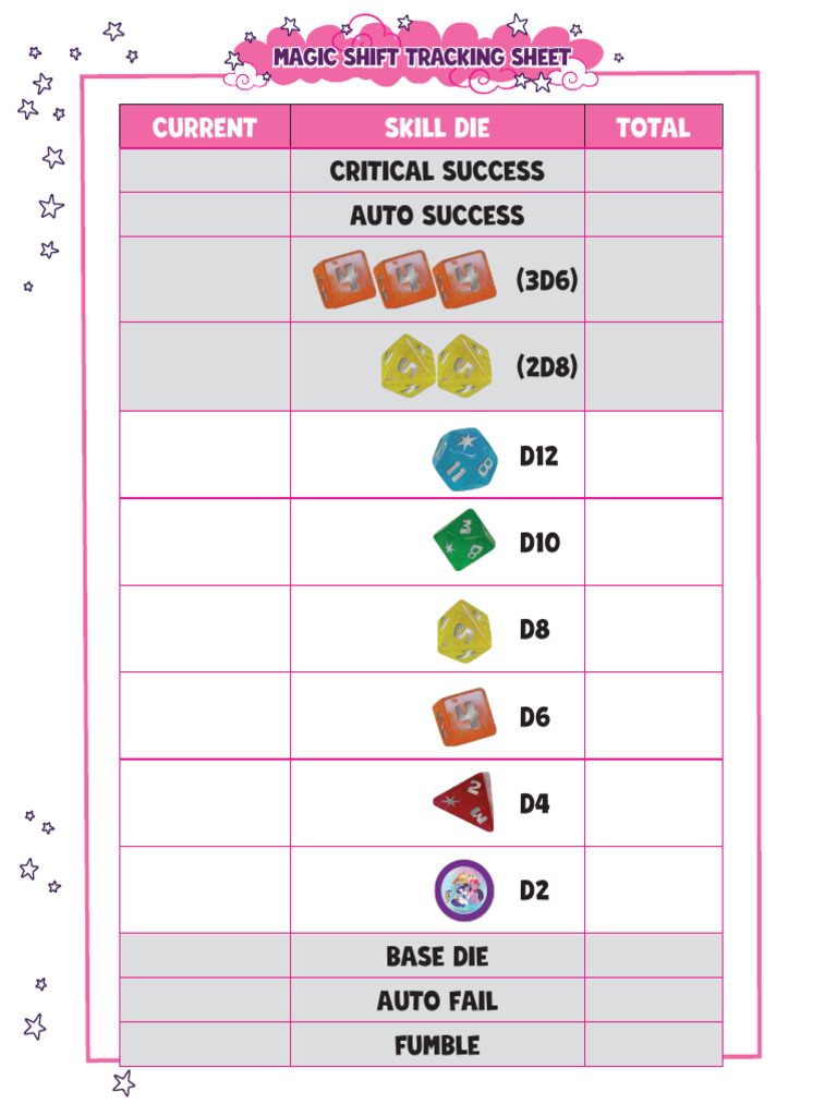 Magic Shift Tracking Sheet | PDF