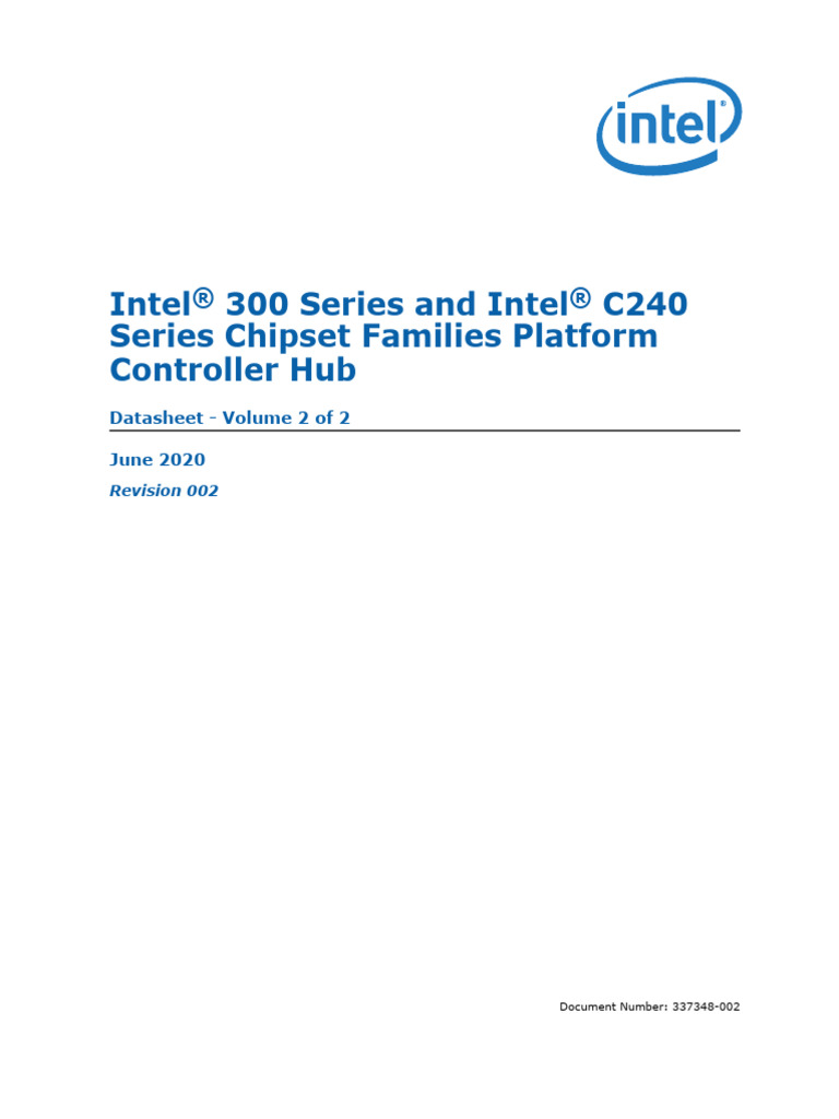 Intel 300 Series Chipset Volume 2 | PDF | Computer Engineering | Computing