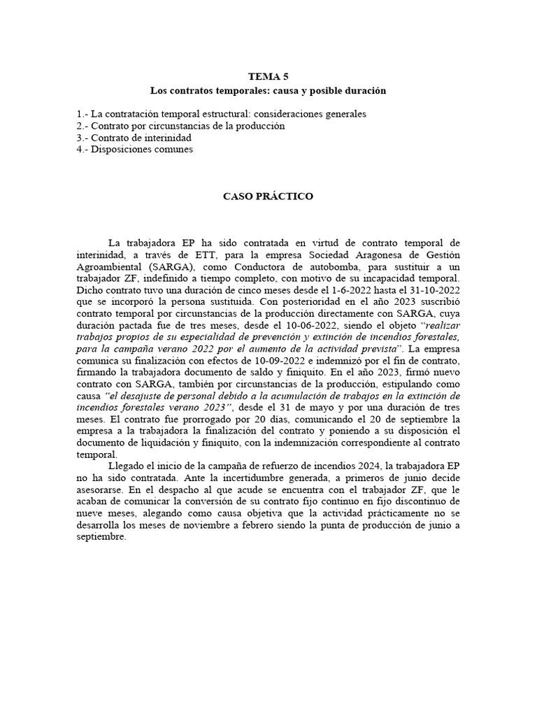 Tema 5 EVALUABLE MUAP 2024 | PDF