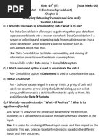 Class 10 IT - Digital Documentation (Advanced) Notes | PDF | Page ...