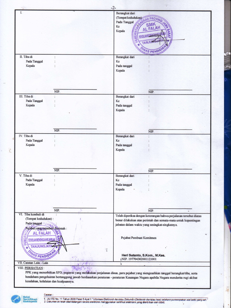 Surat Tugas Pa Roni | PDF