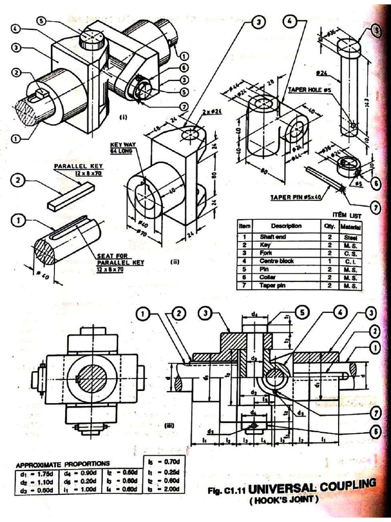 CAD Assembly Drawings | PDF
