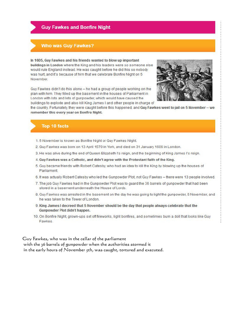 4L2 Bonfire Night Ex RC | PDF | Guy Fawkes | James Vi And I