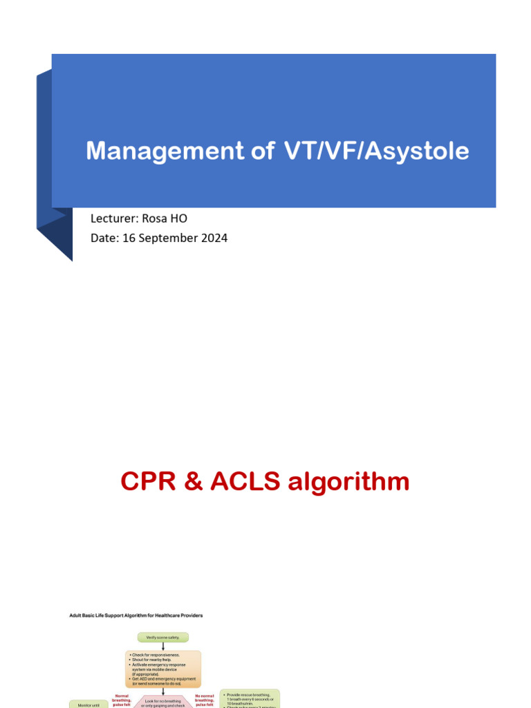 Advanced Cardiac Life Support Guide | PDF | Cardiac Arrest | Heart