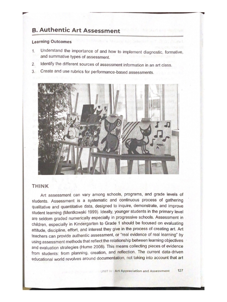 B. Authentic Art Assessment | PDF