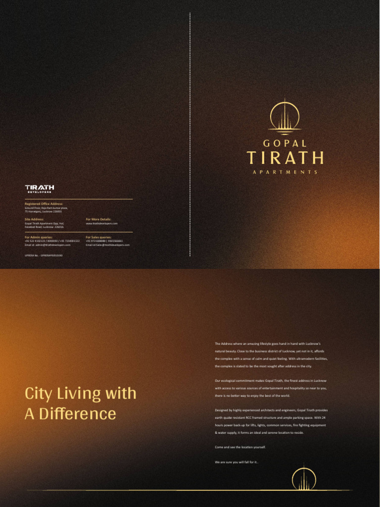 Gopal Tirath Brochure | PDF | Sink | Home