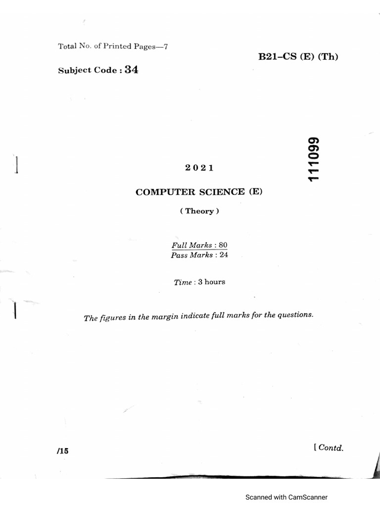 Computer Science 2021 2 | PDF