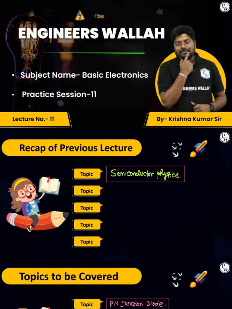 Basic Electronics 11 - Class Notes | PDF